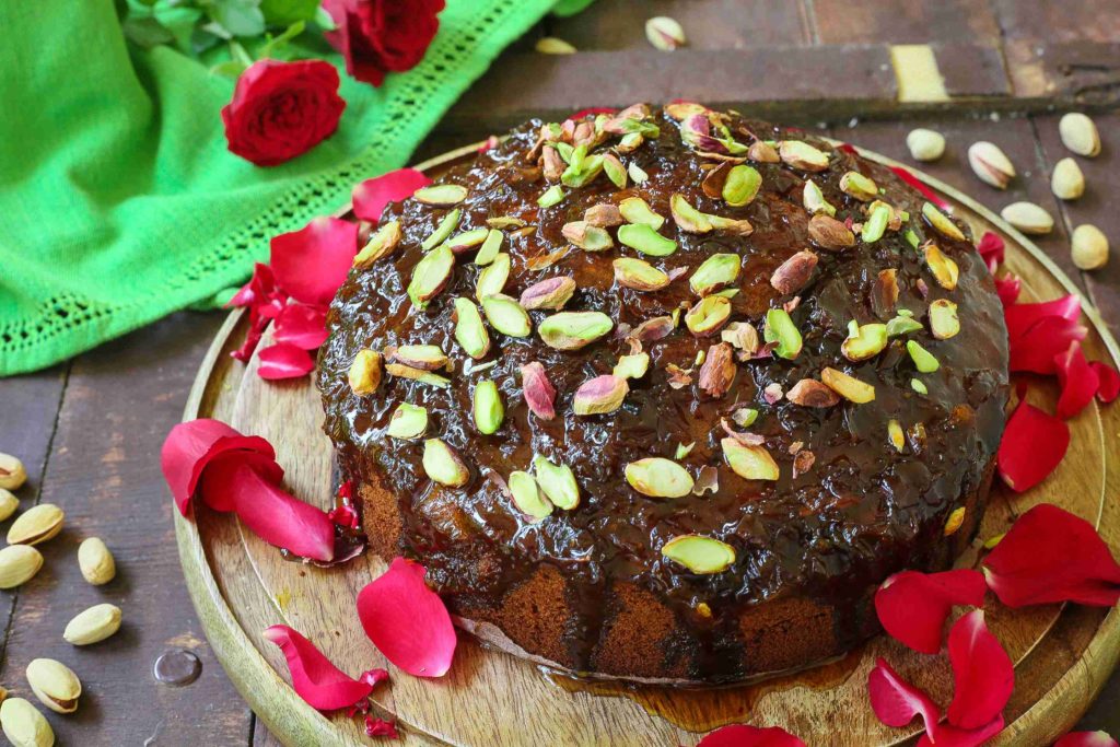 Gulkand Cake | ThePepperCook